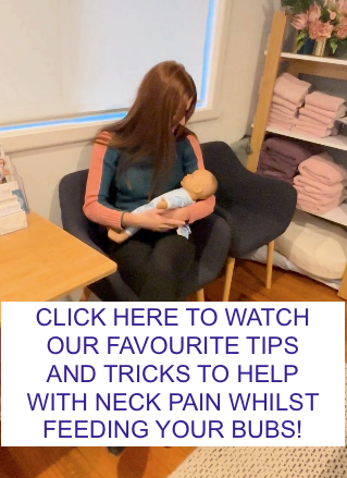 Minimise Neck and Shoulder pain whilst feeding bubs